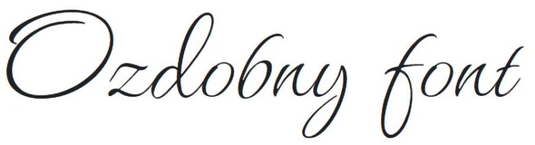 Darmowe Fonty ozdobne z polskimi znakami - Barańska Studio brandingowe